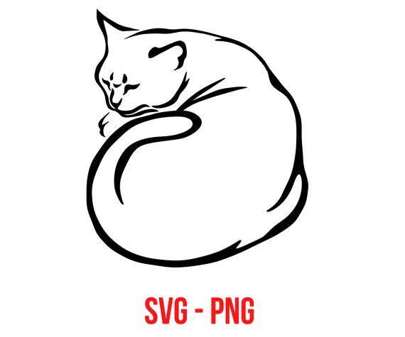 Sleepy Kitten Drawing