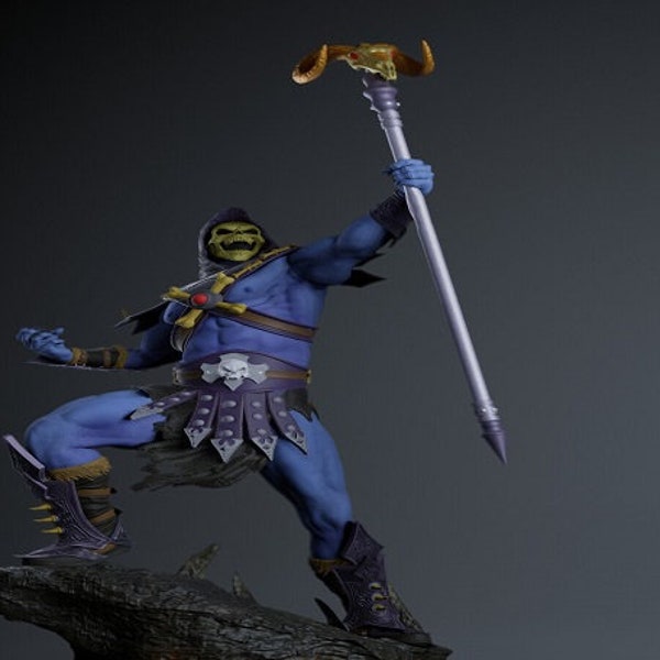 Skeletor Stl File - Etsy