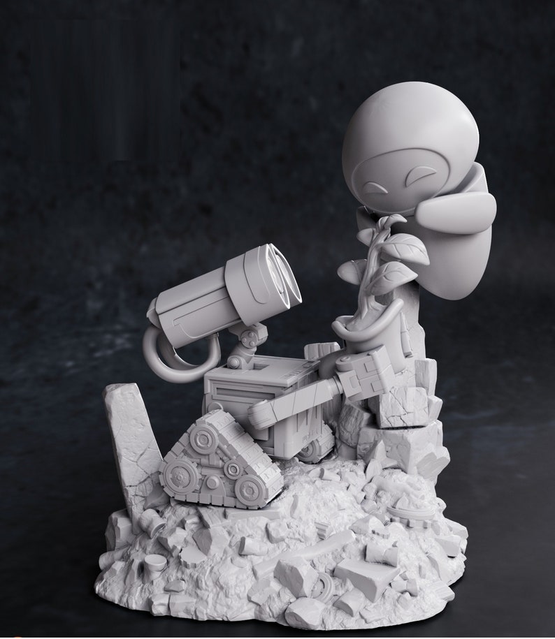 Wall-e 3D STL File Wall-e and Eve 3D Figure Wall-e and EVE - Etsy Israel