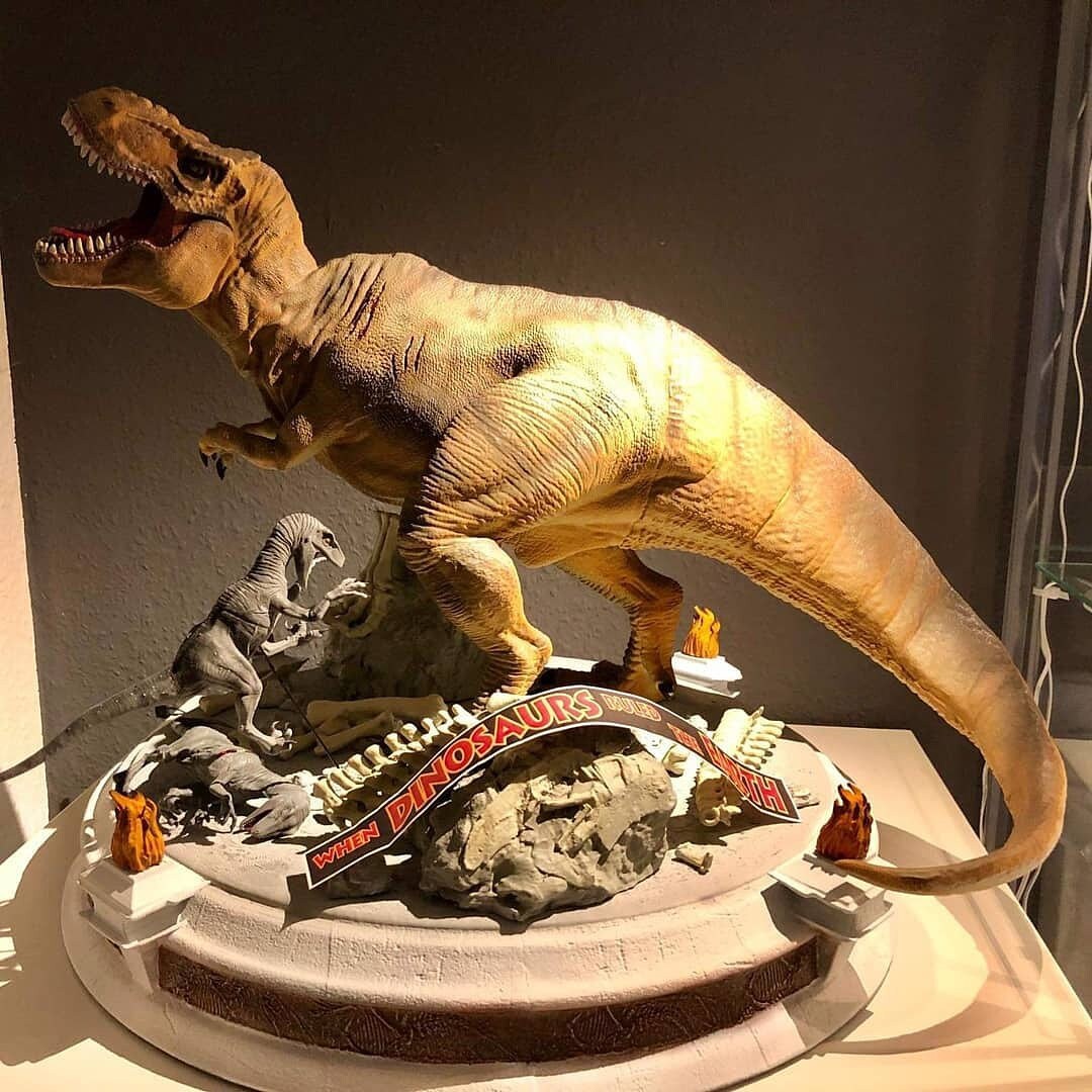 Jurassic Park T Rex Diorama Stl T Rex Diorama 3d Figure Etsy