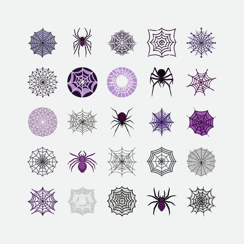 25 Unique Spider & Web Graphics, Vector Svgs, Sticker Pngs - Etsy
