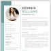 CLEAN Microsoft Word Resume TEMPLATE With Photo and Cover Letter ...