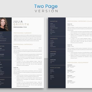 Editable Modern CV TEMPLATE for Microsoft Word Professional Resume ...