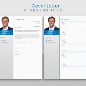 DIGITAL Download Professional CV TEMPLATE With Photo Editable Executive ...