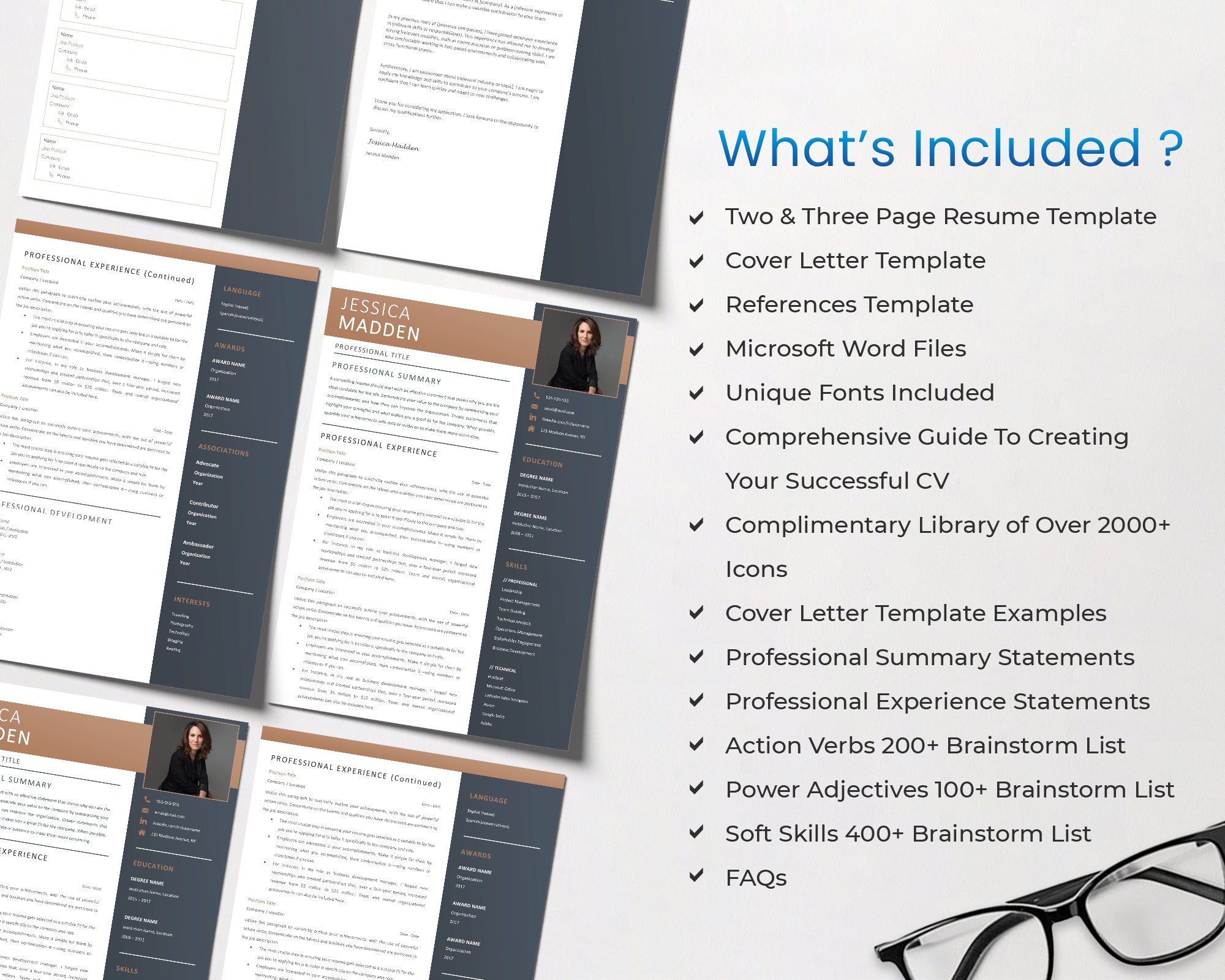 Customizable Professional CV Executive Resume Template - Clean ...