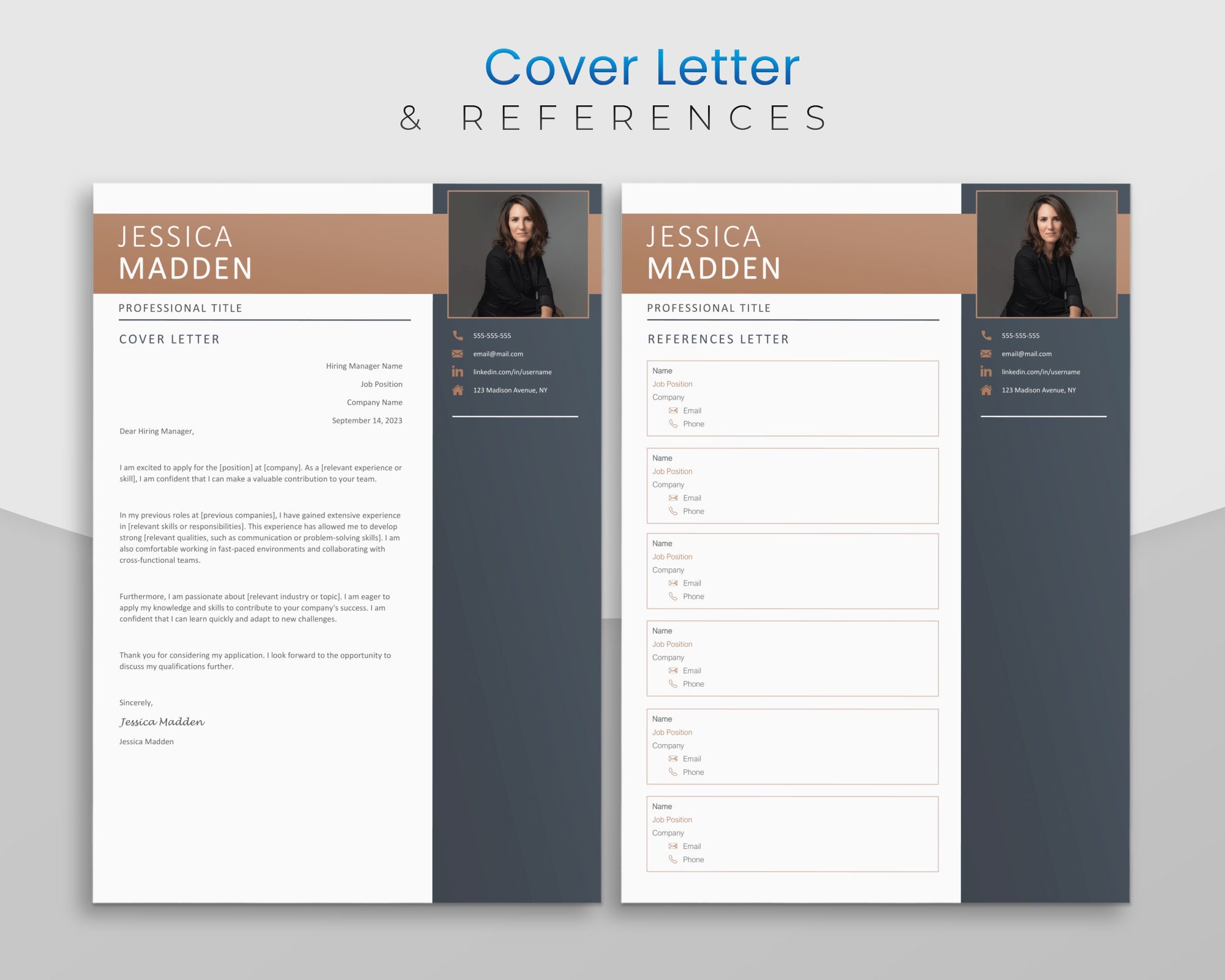 Customizable Professional CV Executive Resume Template - Clean ...
