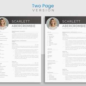 DIGITAL Modern PROFESSIONAL CV Template for Microsoft Word Modern ...