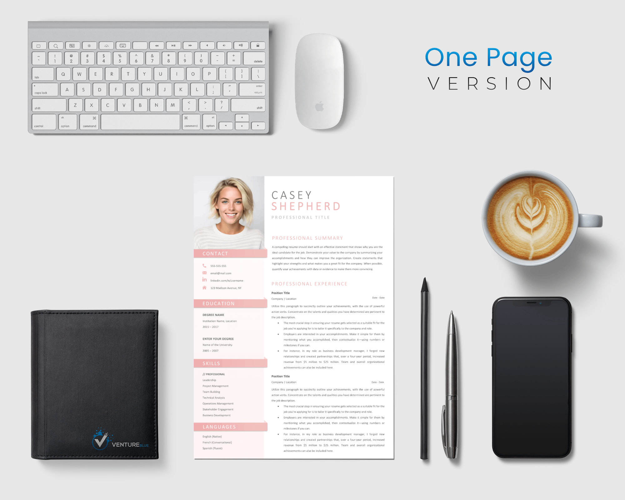 Professional MODERN Clean CV TEMPLATE for Microsoft Word Modern Resume ...