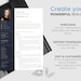 Editable Modern CV TEMPLATE for Microsoft Word Professional Resume ...