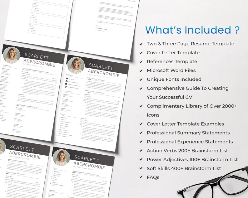 DIGITAL Modern PROFESSIONAL CV Template for Microsoft Word Modern ...