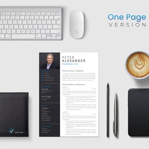Professional EXECUTIVE RESUME Word TEMPLATE Editable Modern Cv Template ...