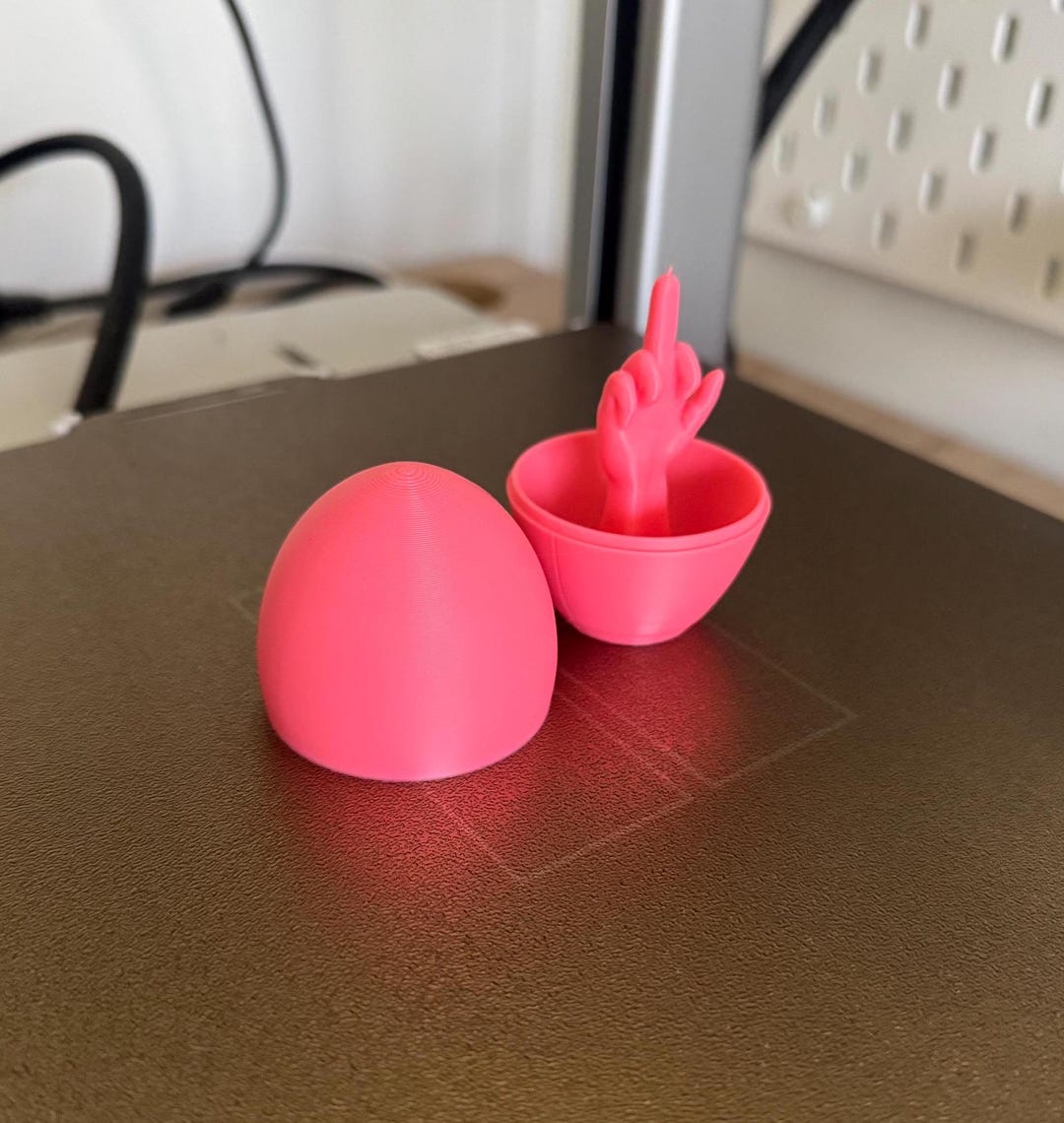 Hidden Middle Finger Easter Egg Prank Joke Gift Digital 3D Print File ...