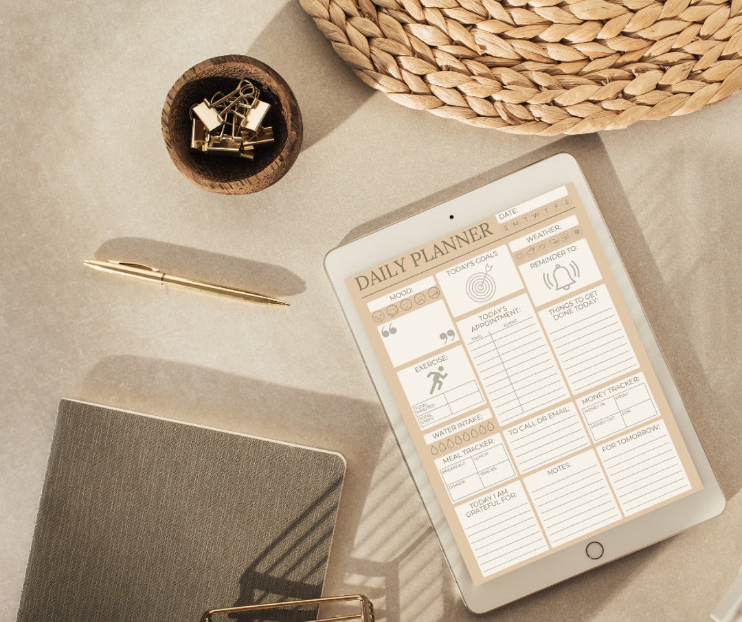 Daily Planner, Printable Planner, Personal Planner - Etsy