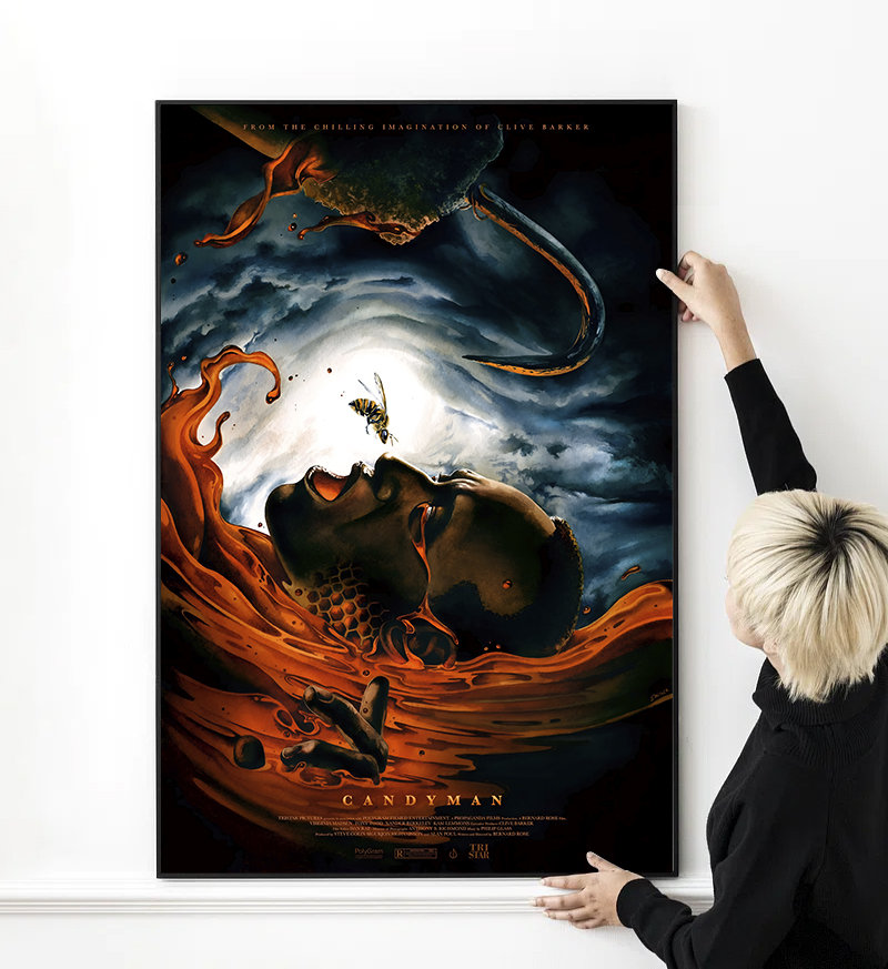 Candyman 1992 Movie Artwork Alternative Cover Poster High Quality Print ...