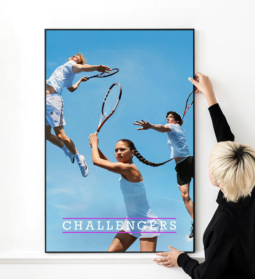 Challengers Movie Poster High Quality Print Photo Wall Art Canvas Cloth ...