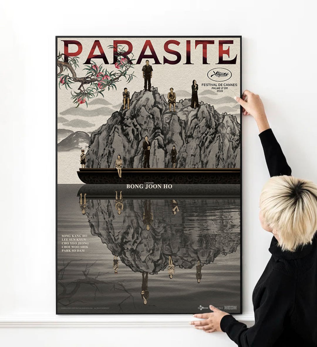 Parasite Movie Poster High Quality Print Photo Wall Art Canvas Cloth ...