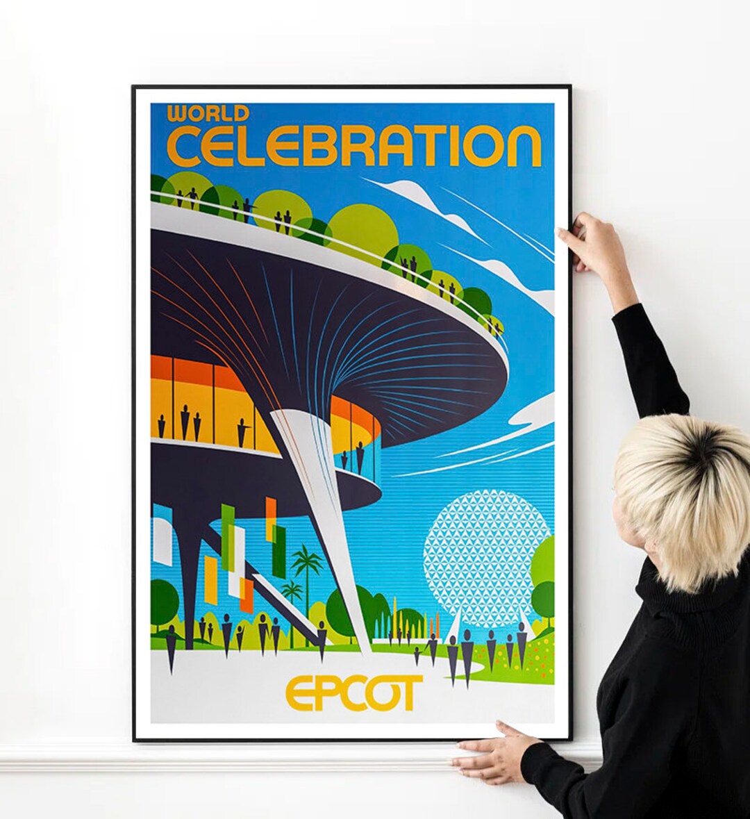 Disney Epcot Center Attraction Poster - World Celebration - Disney ...