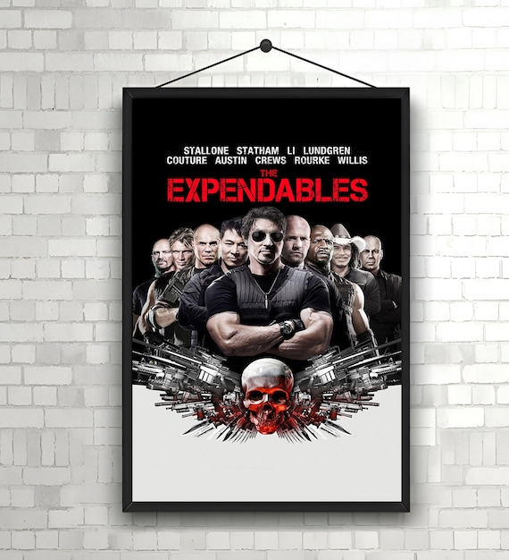 The Expendables Skull Poster