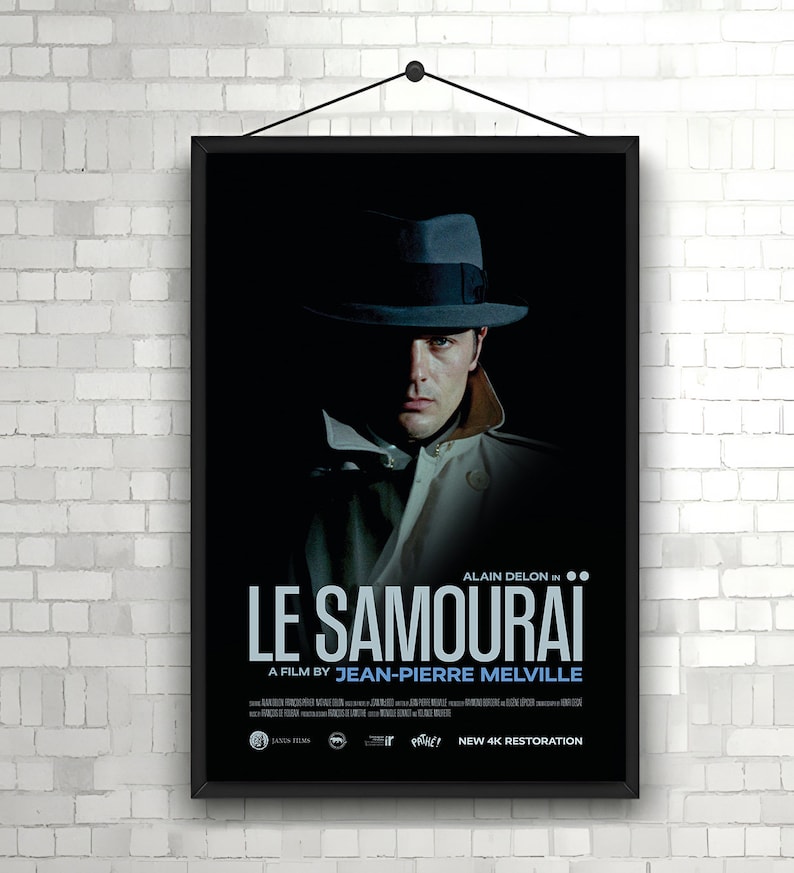 Le Samourai (1967) Alain Delon Movie Poster High Quality Print Photo ...