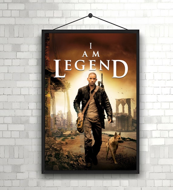 I Am Legend Movie Poster I Am Legend” Original Quad Poster Film
