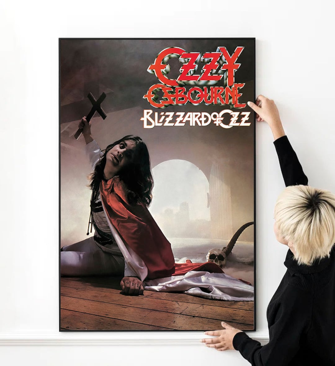 Blizzard of Ozz Ozzy Osbourne Music Poster High Quality Print Photo ...