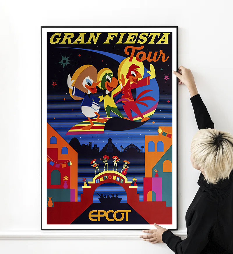 Disney Epcot Center Attraction Gran Fiesta Tour Poster High Quality ...