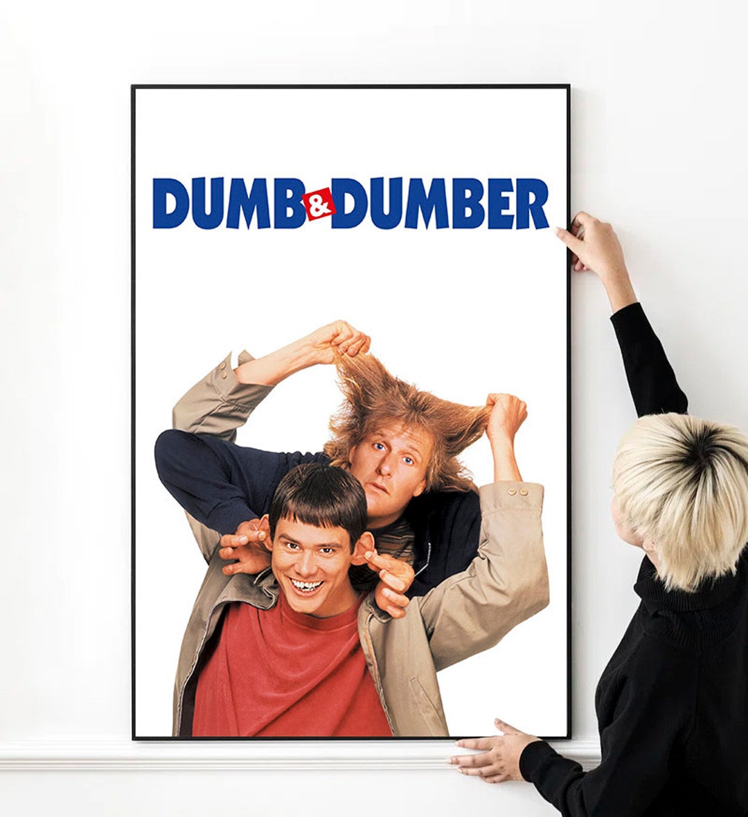 Dumb and Dumber Movie Poster High Quality Print Photo Wall Art Canvas ...