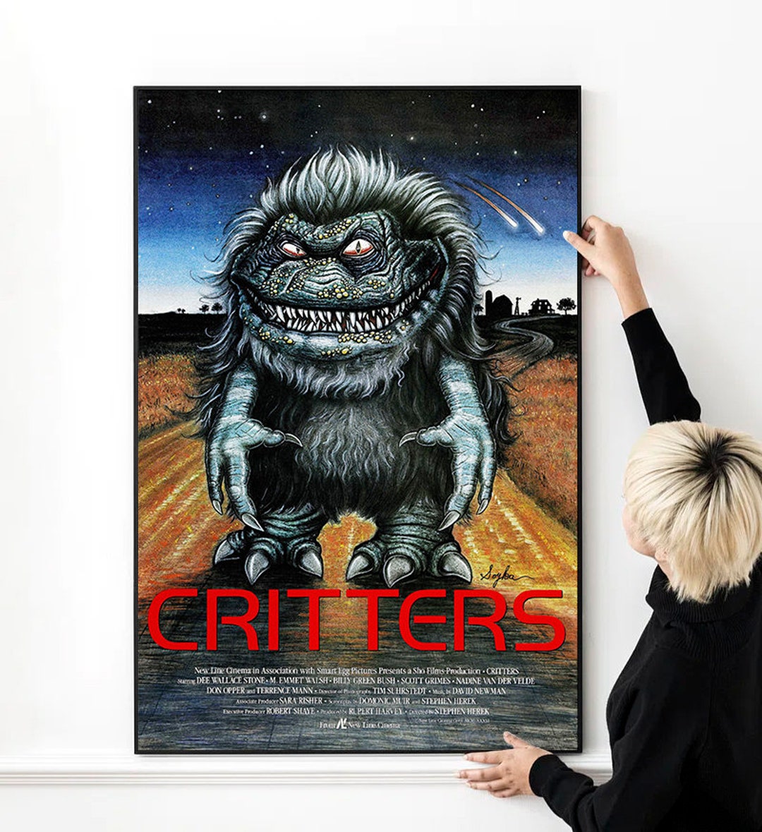 Critters (1986) Classic Horror Movie Poster High Quality Print Photo ...