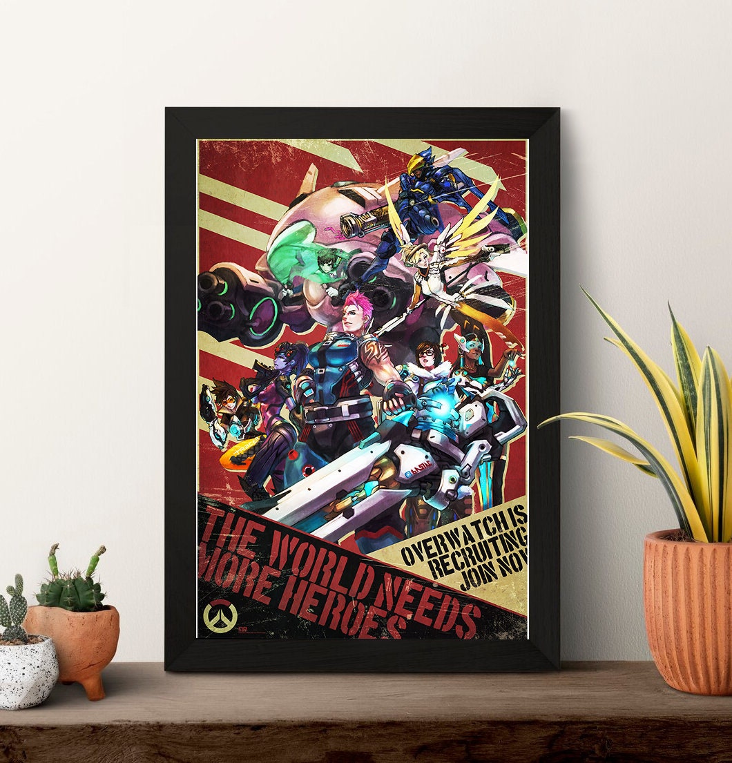 Overwatch Video Game Propaganda Poster the World Needs More - Etsy