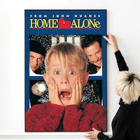 Home Alone Movie Poster, Funny Bathroom Wall Art, Digital Download ...