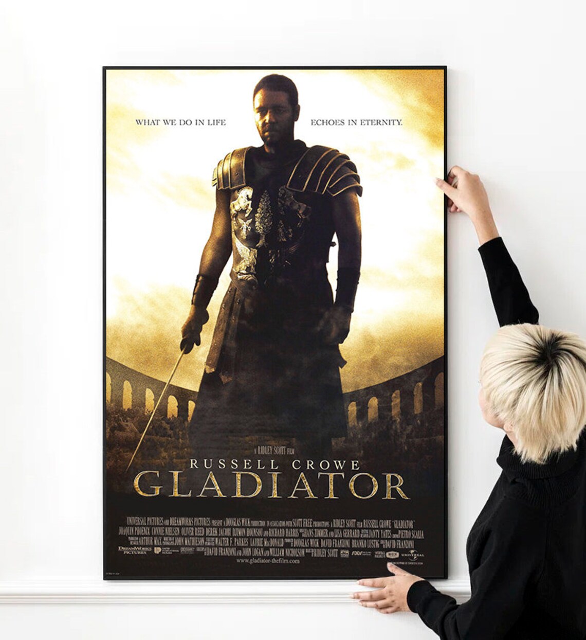 Gladiator (2000) Movie Poster High Quality Print Photo Wall Art Canvas ...