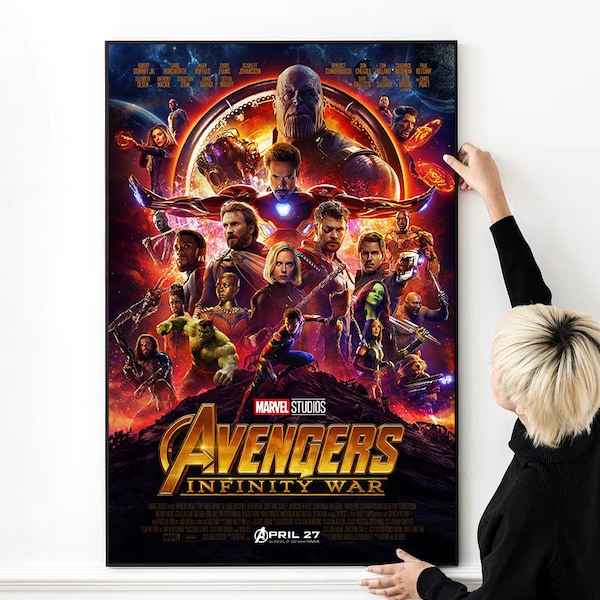 Avengers Infinity War Poster - Etsy