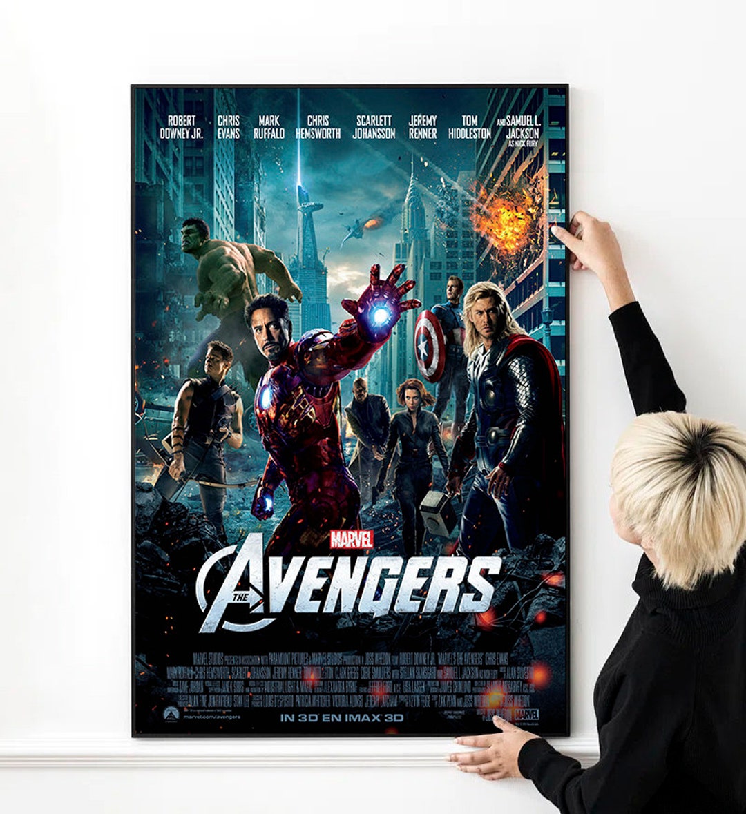 The Avengers Movie Poster High Quality Print Photo Wall Art Canvas ...
