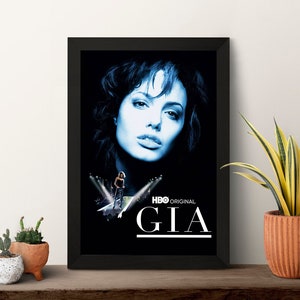 Angelina Jolie Gia (1998) Movie Poster High Quality Print Photo Wall ...