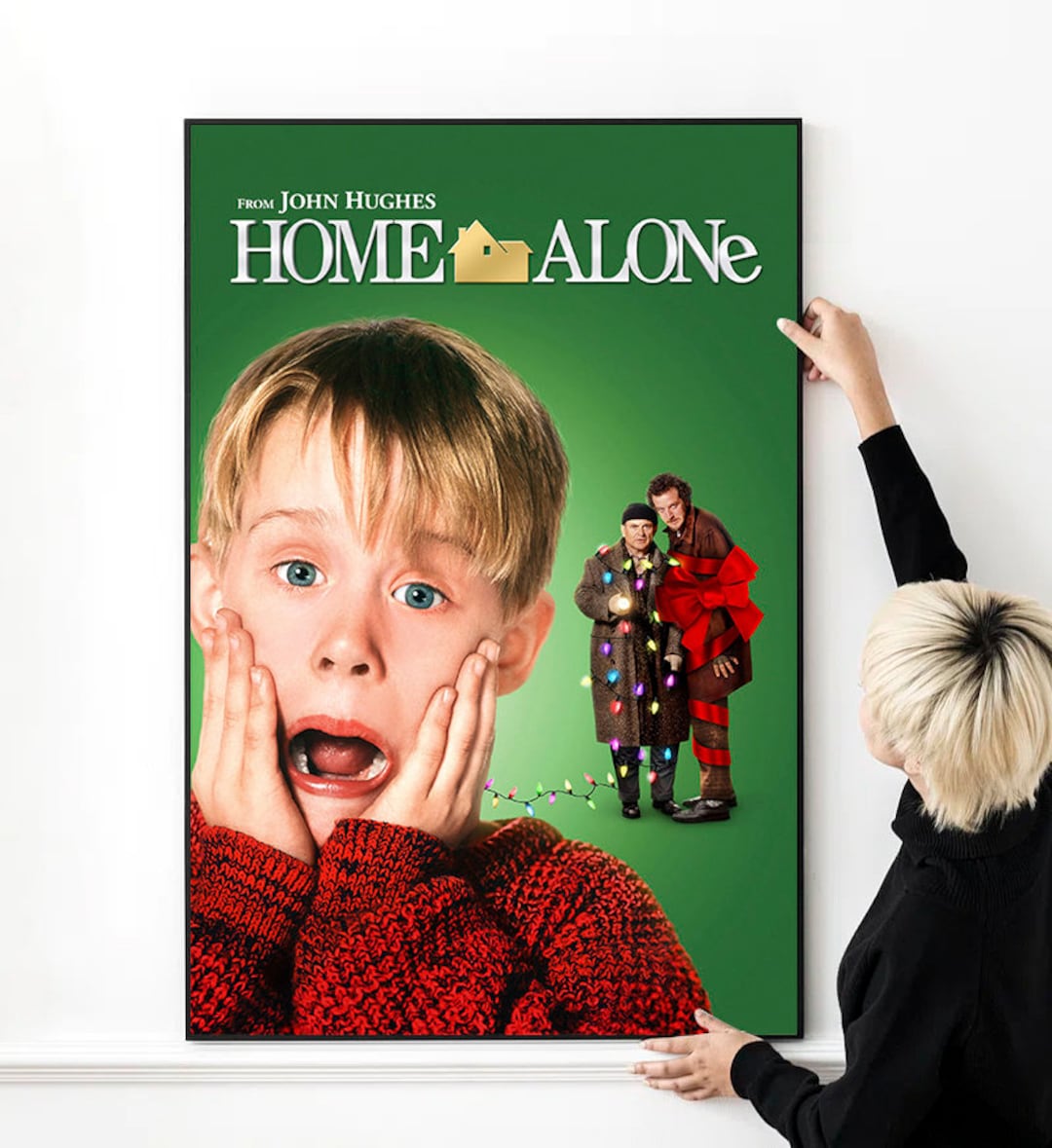 Home Alone 1990 Movie Poster High Quality Print Photo Wall Art Canvas ...