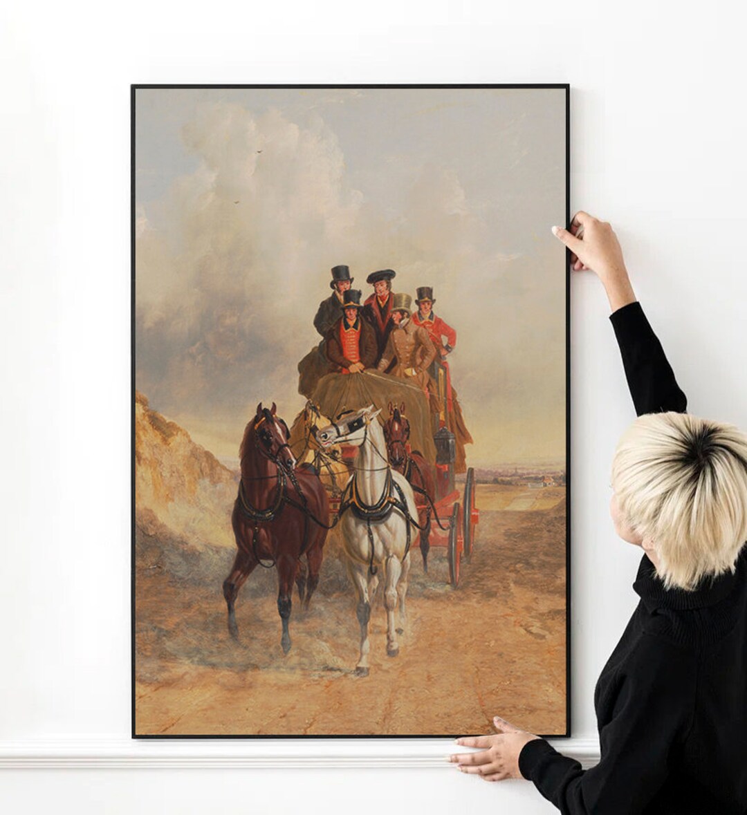 John Frederick Herring Horse the Royal Mail Coach on the Road Poster ...