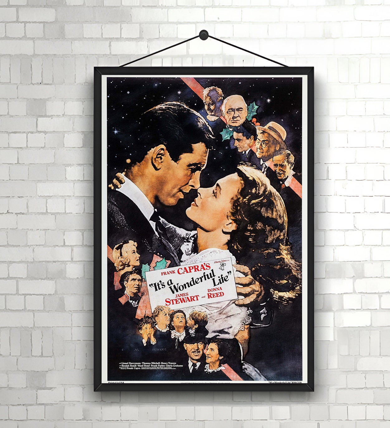 Its A Wonderful Life Movie Poster High Quality Print Photo Wall Art Its ...