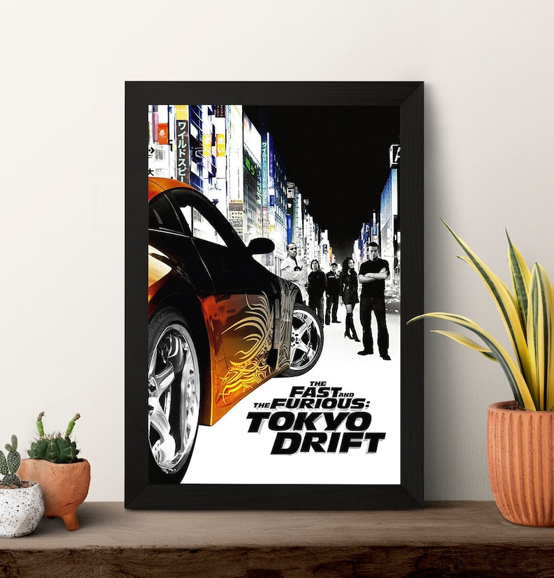 The Fast and the Furious Tokyo Drift Movie Poster High Quality Print ...