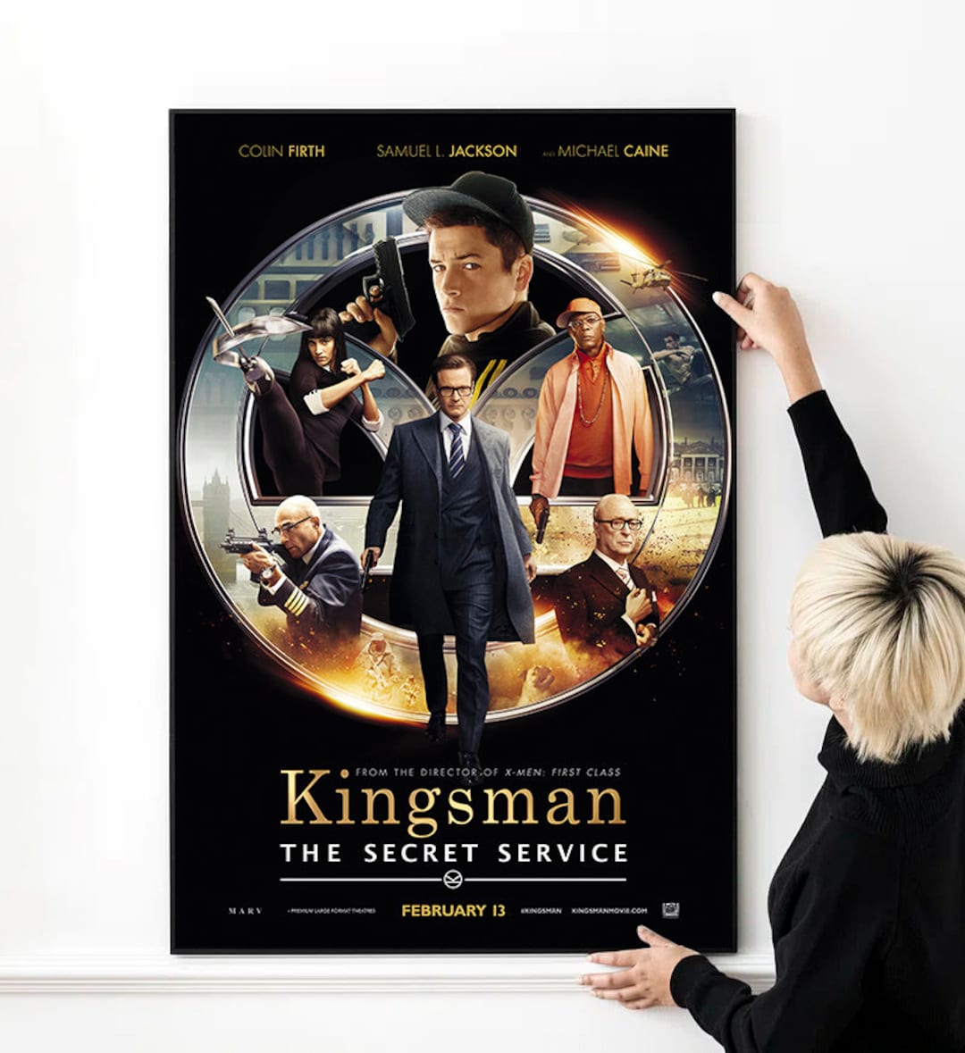Kingsman the Secret Service 2014 Movie Poster High Quality Print Photo ...