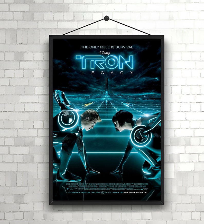 Tron Legacy Sam Flynn and Quorra Artwork Poster High Quality - Etsy