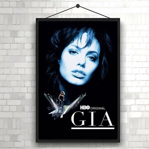 Angelina Jolie Gia (1998) Movie Poster High Quality Print Photo Wall ...