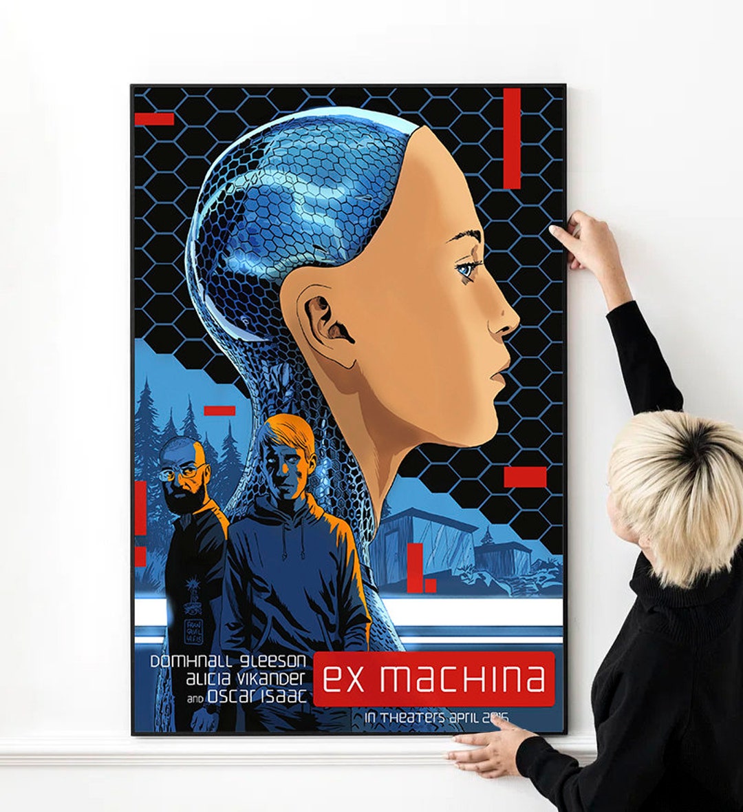 Ex Machina Artwork Alternative Movie Poster High Quality Print Photo ...