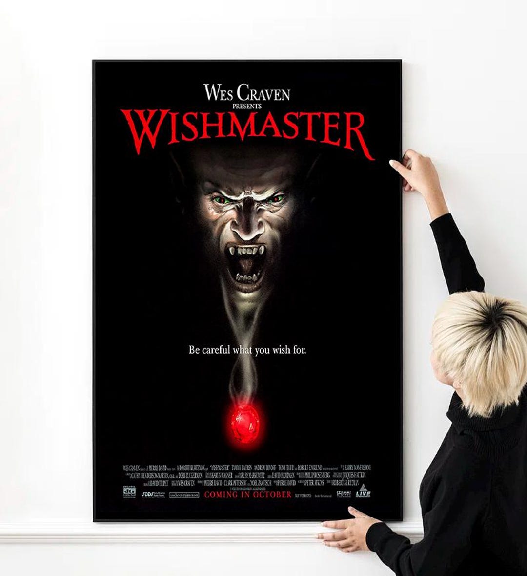 Wishmaster Horror Movie Poster High Quality Print Photo Wall Art Canvas ...