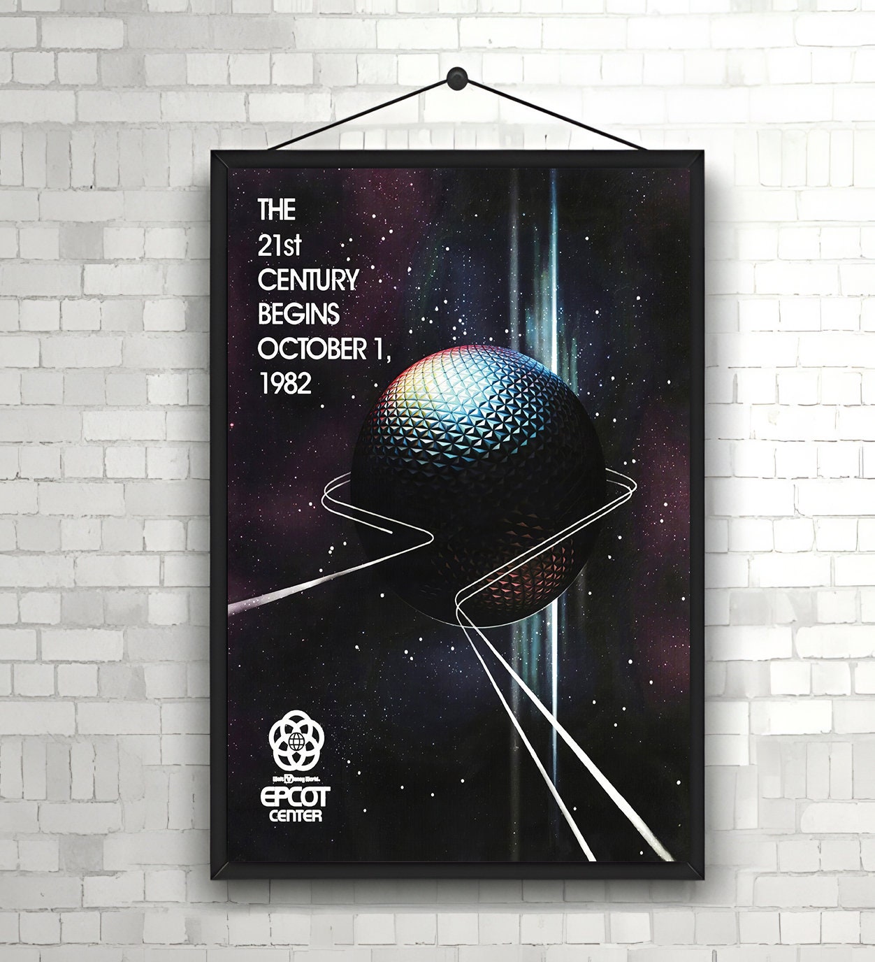 Disney Epcot Center Attraction Poster Epcot Center Opening 1982 Vintage ...
