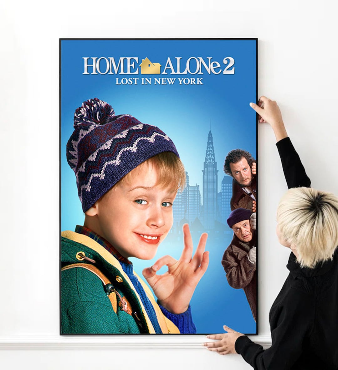 Home Alone 2 Lost in New York Movie Poster High Quality Print Photo ...
