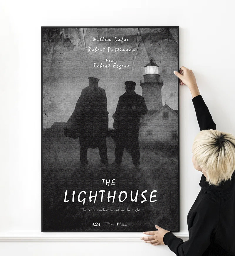 The Lighthouse Movie Poster High Quality Print Photo Wall Art Canvas ...