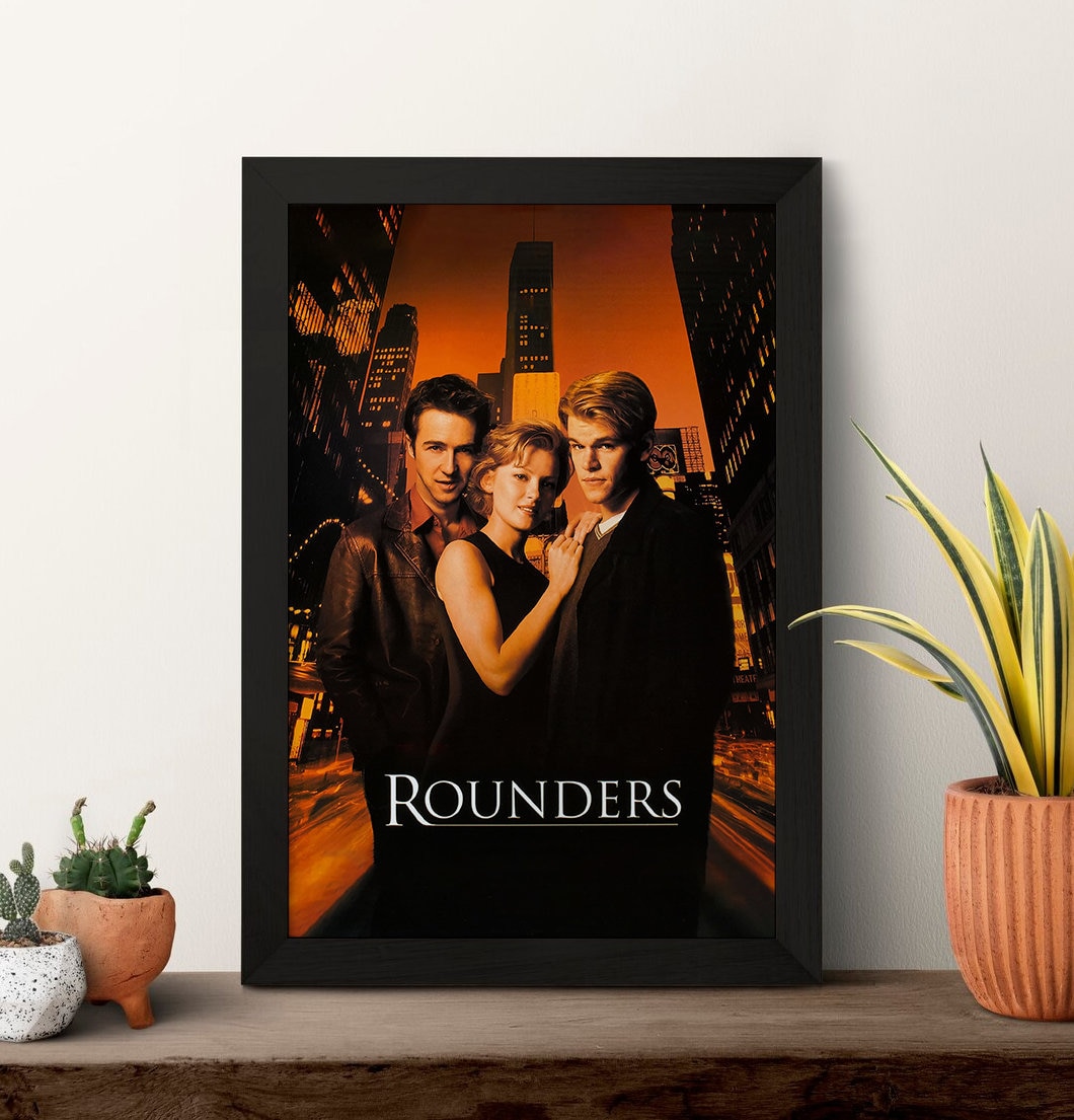 Rounders Movie Poster High Quality Print Photo Wall Art Canvas Cloth ...