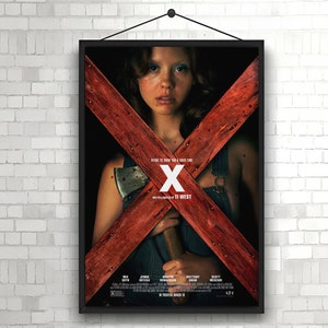 X Scary Horror Mia Goth Jenna Movie Poster High Quality Print Photo ...
