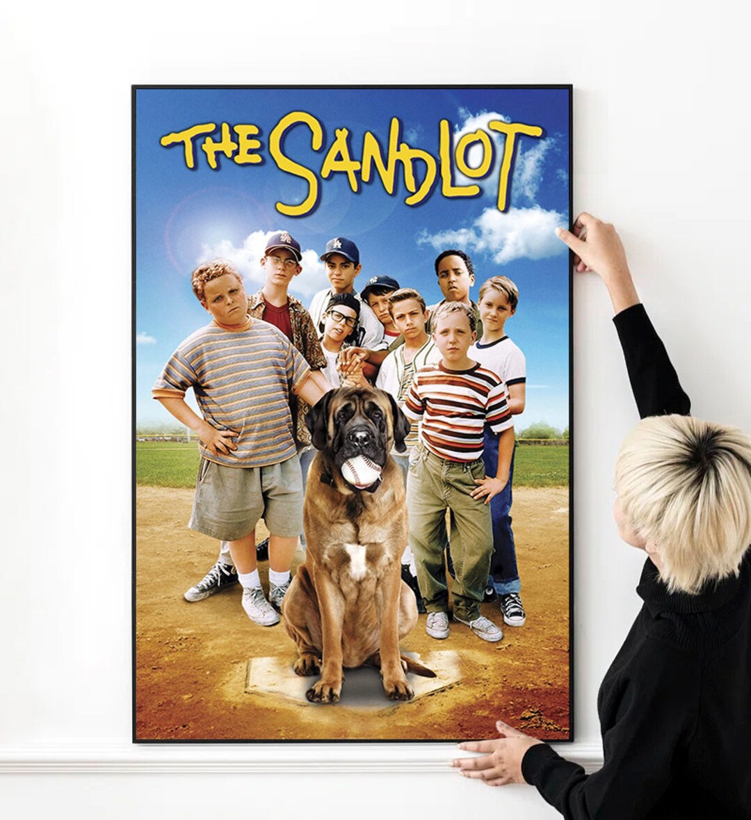 The Sandlot Movie Poster High Quality Print Photo Wall Art Canvas Cloth ...