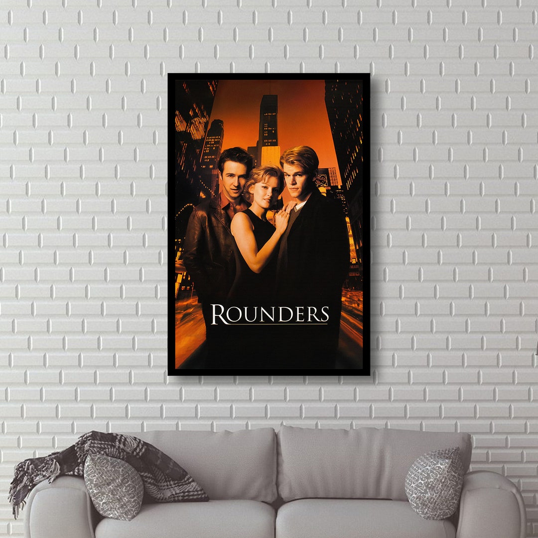 Rounders Movie Poster High Quality Print Photo Wall Art Silk - Etsy